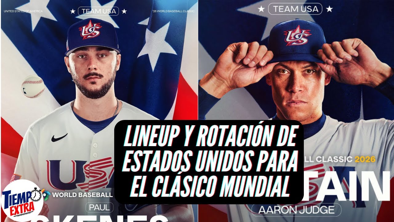 Lineup y Rotación de Estados Unidos para el Clásico Mundial de Béisbol ...