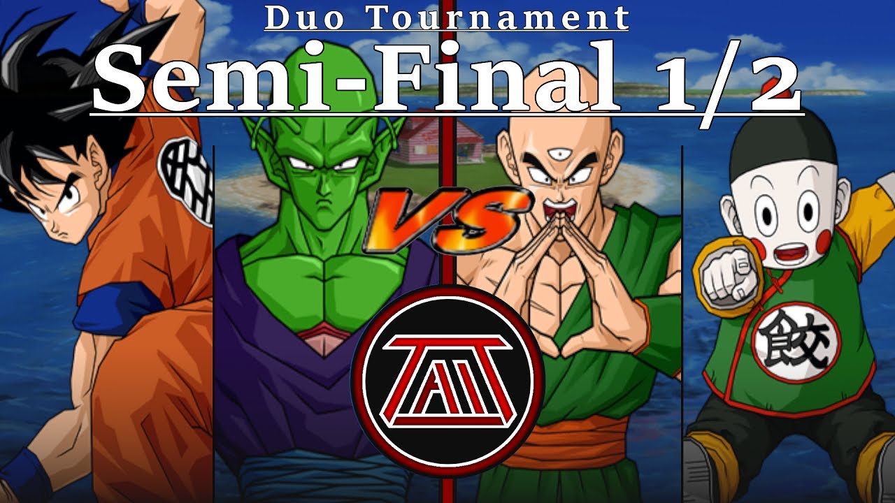 Early Goku & Piccolo VS Tien & Chaozu (DBZ Duo Tournament : Semi-Final ...