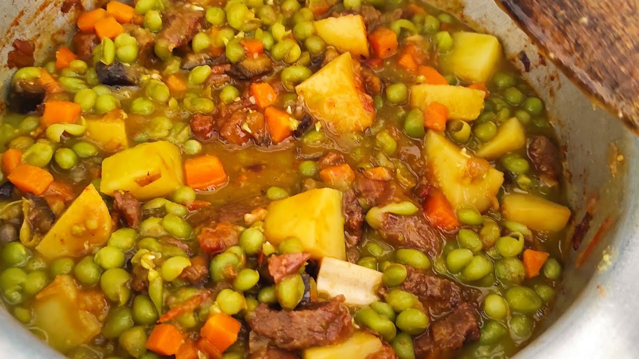 making minji stew - YouTube