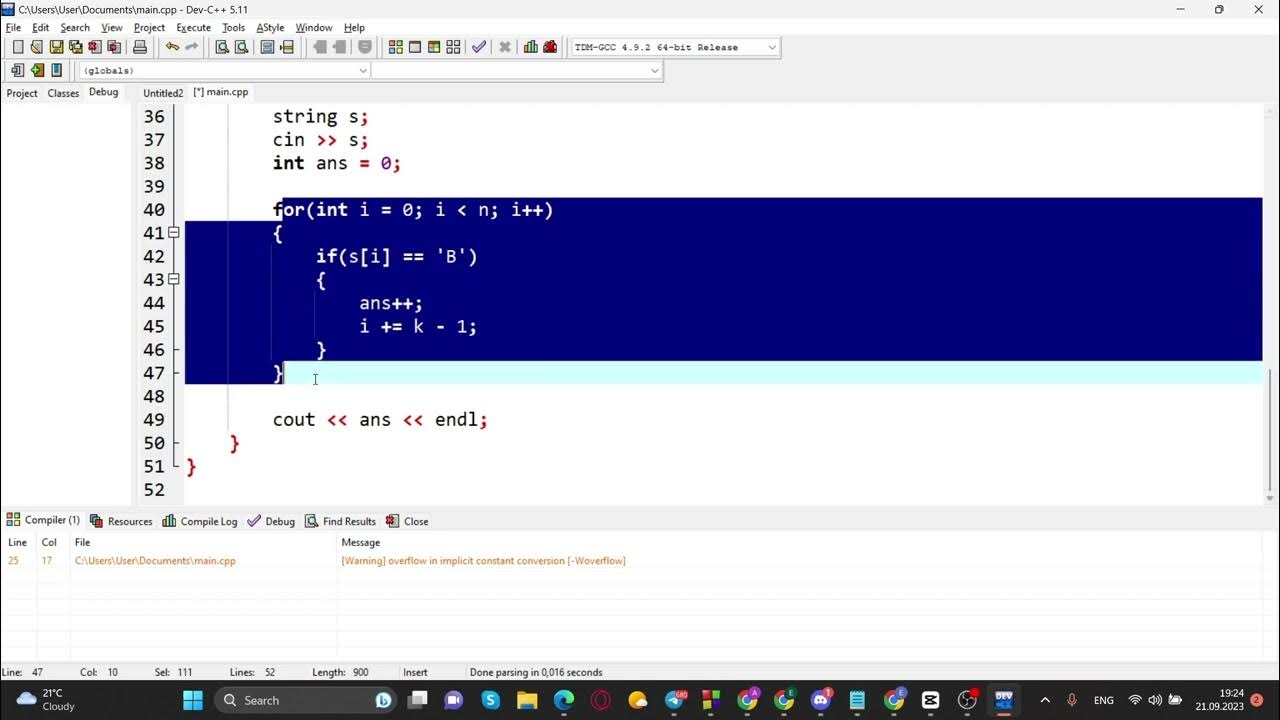 D. 1D Eraser | Codeforces Round 898 (Div. 4) | Codeforces solution - YouTube