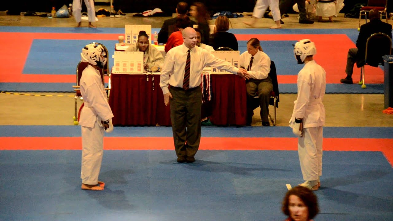 Miguel-first Kumite-2011 AAU Karate Nationals - YouTube