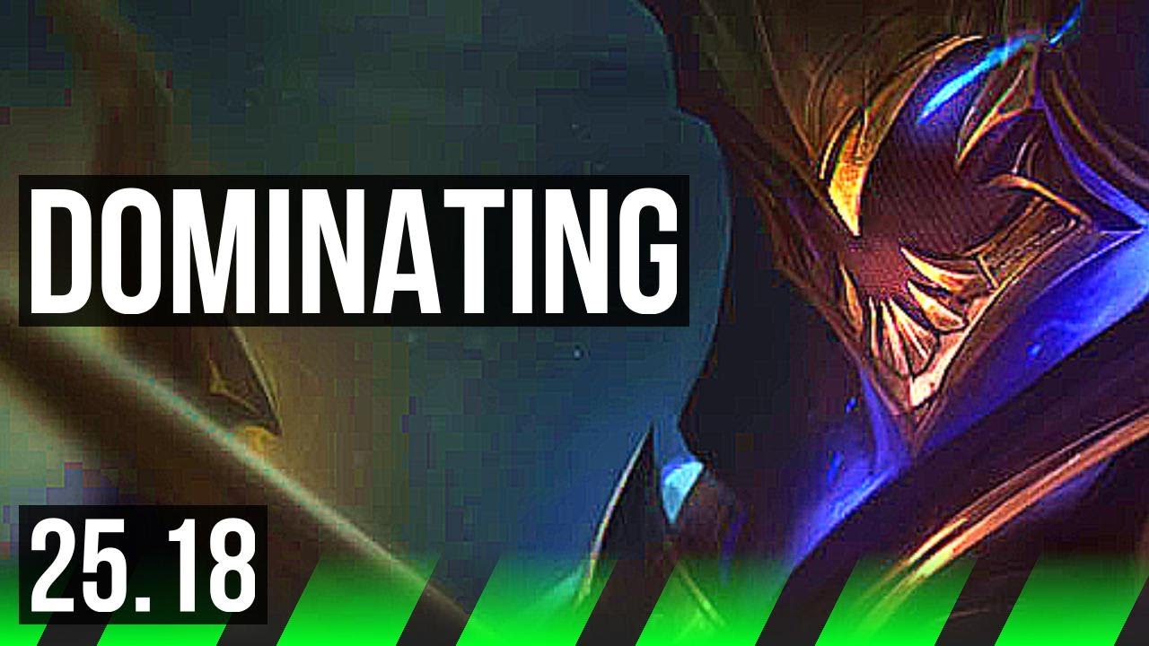 ZED vs TALON (JGL) | 8/2/7, Dominating | KR Challenger | 25.18 | Manual ...