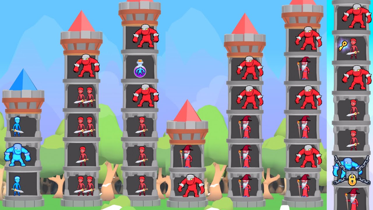 Hero Tower Wars - Level 1-50 Gameplay Android, iOS - YouTube