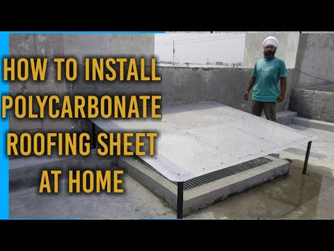 polycarbonate roofing installation India 2019|polycarbonate sheet price ...