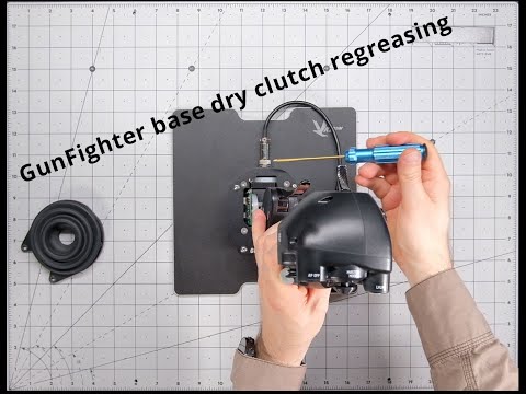 VKB GunFighter base - dry clutch regreasing - YouTube