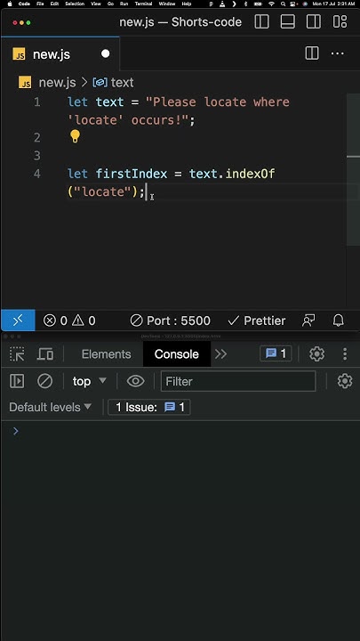 String Search Methods In Javascript Indexof And Lastindexof Youtube