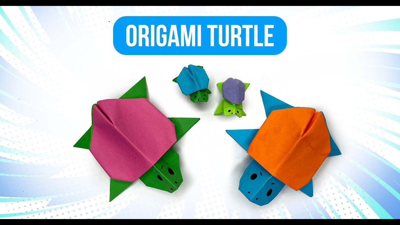 Jumping Paper Turtle | How to make origami Turtle - YouTube