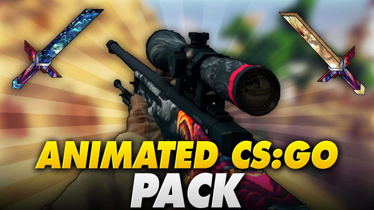 ANIMATED CS:GO TEXTURE PACK in 1.8/1.9! - Minecraft - YouTube