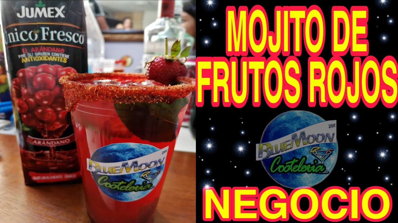 Como realizar el Mojito de Frutos Rojos sin tanto rollo en 3 minutos ...
