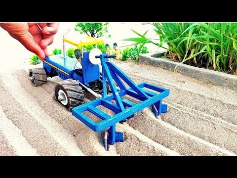 Diy tractor ridger machine science project | ridger | ridger plough ...