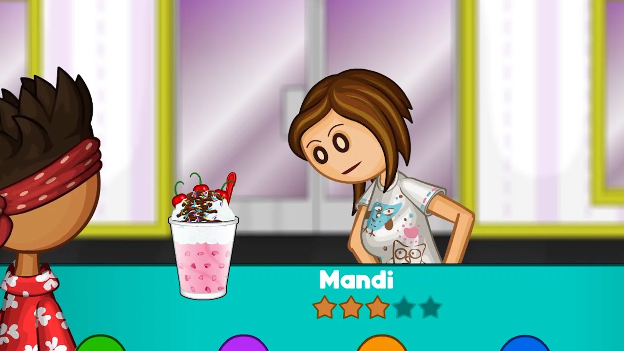 Doing everything PERFECT for Mandi in Papa's Freezeria Deluxe - YouTube