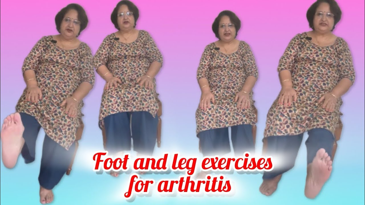 Foot and leg exercise for arthritis - YouTube