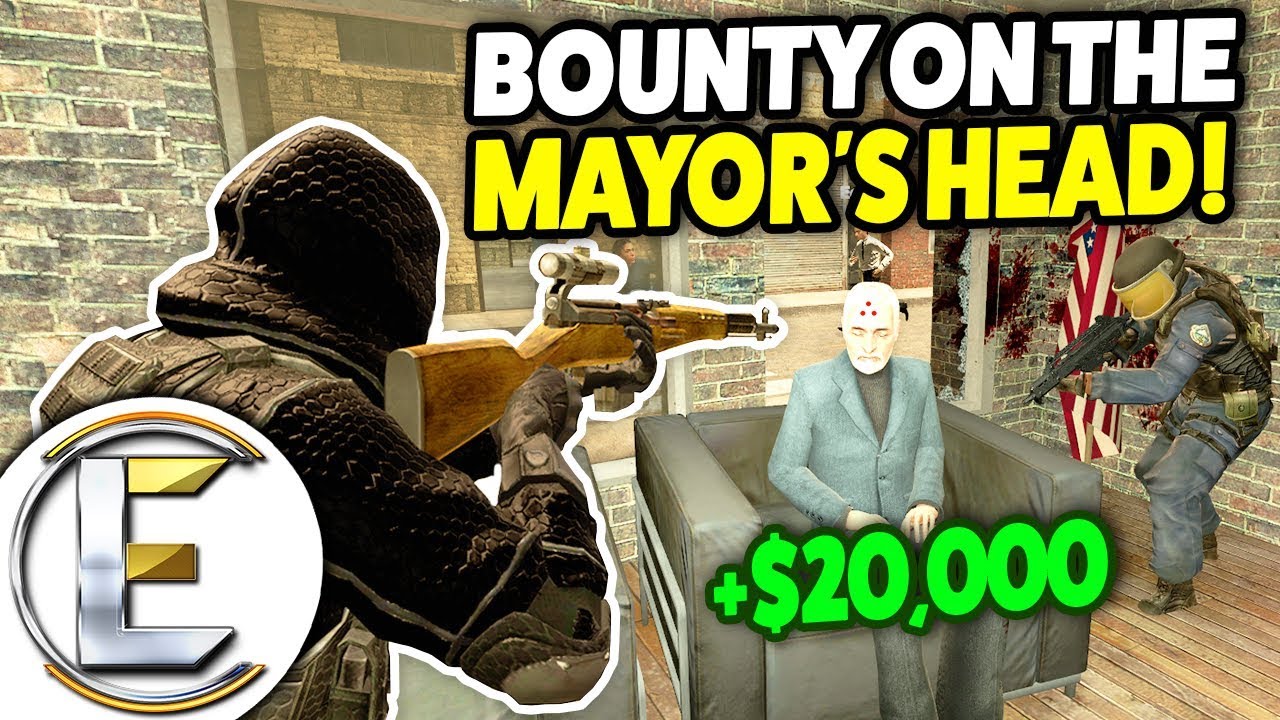Bounty On The Mayor's Head! - Gmod DarkRP Life (Hitman With Big Bounty ...