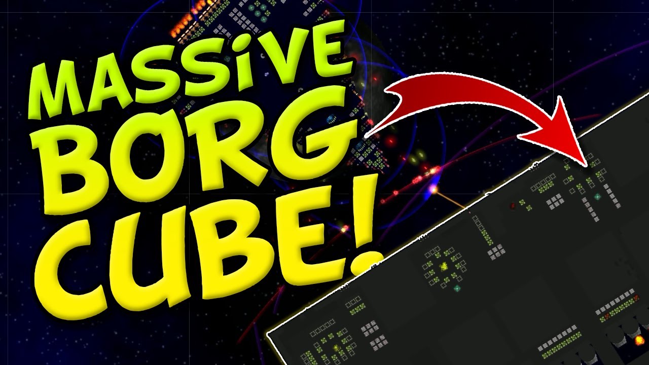 MASSIVE BORG CUBE! - Cosmoteer Star Wars & Star Trek - Game of Space ...