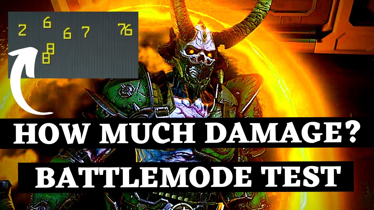 How Much Damages Does The Marauder Actually Do In Battlemode? Doom ...