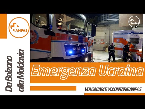 Emergenza Ucraina - Da Bolzano alla Moldavia, il convoglio Anpas