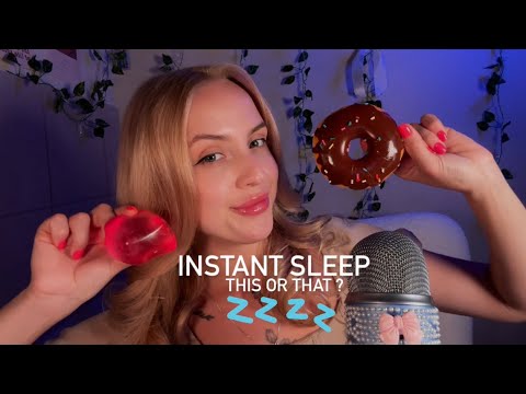 99.8% of you will SLEEP to this ASMR! Instant Sleep 😴 This or That Game!