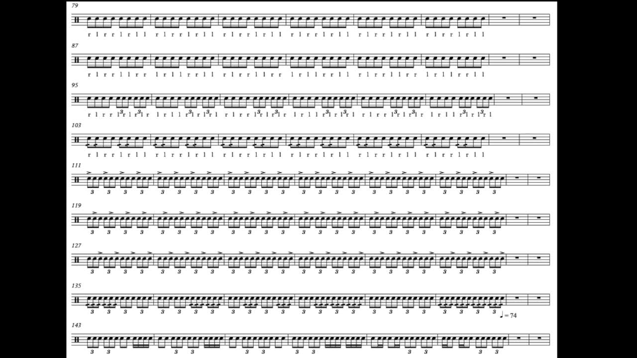 Drumline Rhythm Warm Ups #3 - YouTube