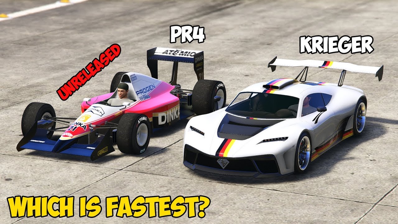 GTA 5 - PROGEN PR4 vs BENEFACTOR KRIEGER - Which is Fastest? - YouTube