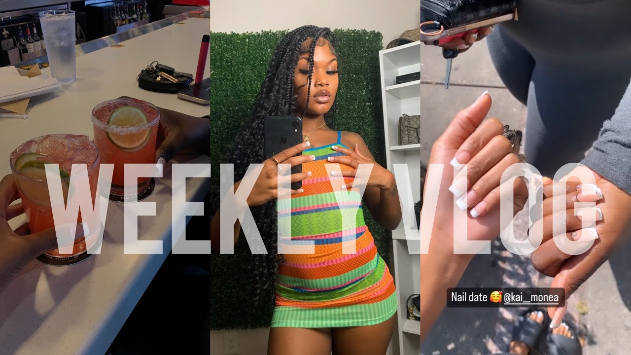 WEEKLY VLOG | SPA DAY, FAMILY BBQ, HAPPY HOUR, GIRLS DAY - YouTube