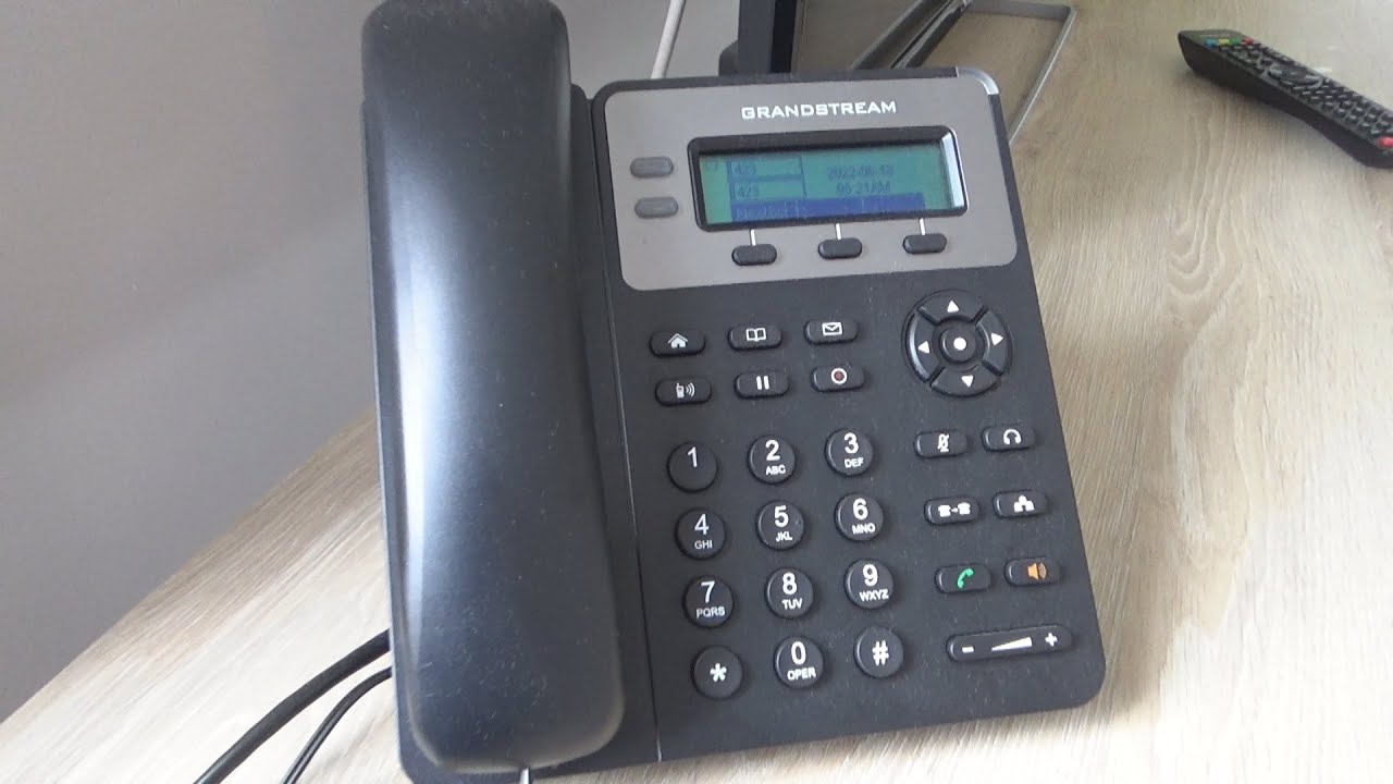 Grandstream GXP1615 IP Phone Review - YouTube