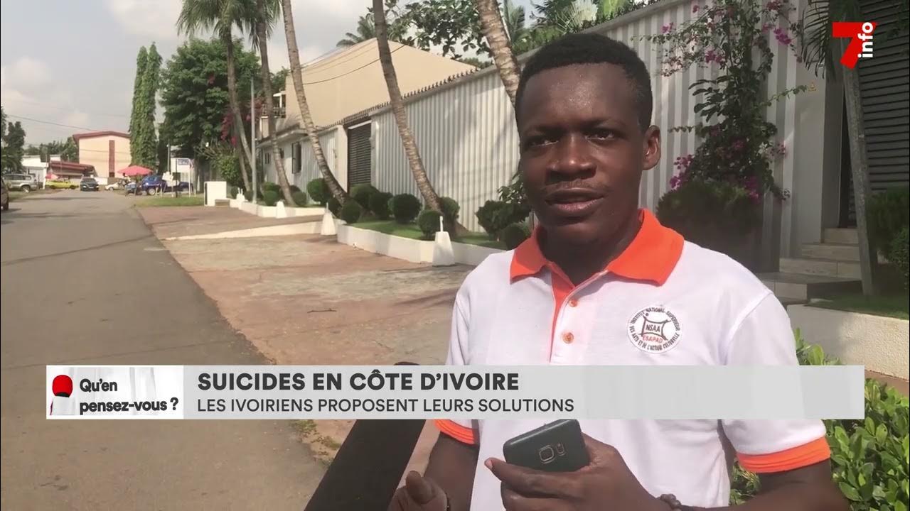 Suicides en Côte d'Ivoire : les Ivoiriens proposent des solutions - YouTube