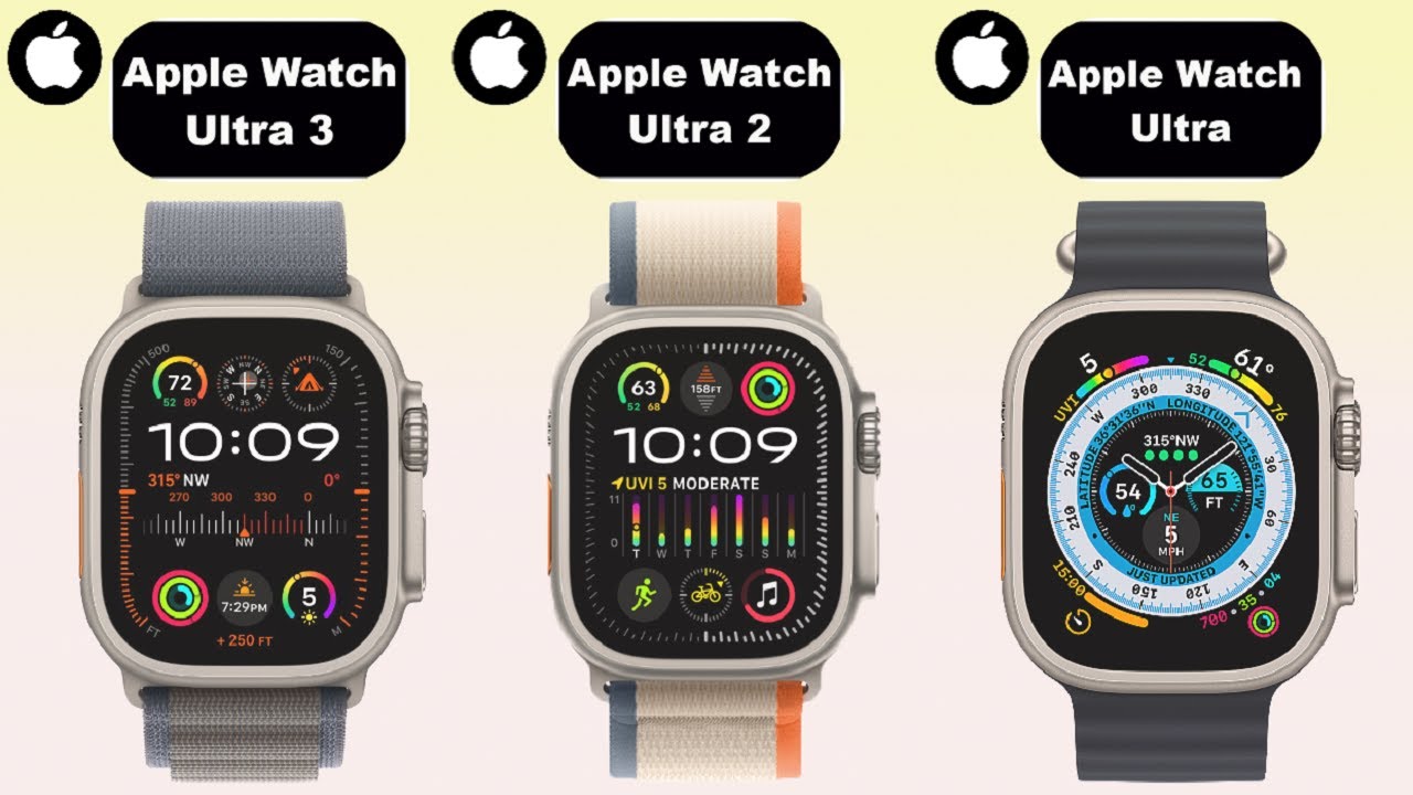 Apple Watch Ultra 3 vs Ultra 2 vs Ultra – Ultimate Comparison! - YouTube
