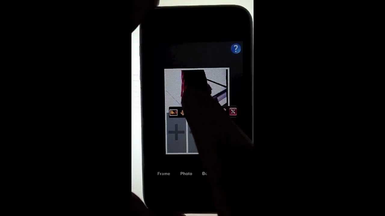 Photo Collage iPhone App Review - YouTube