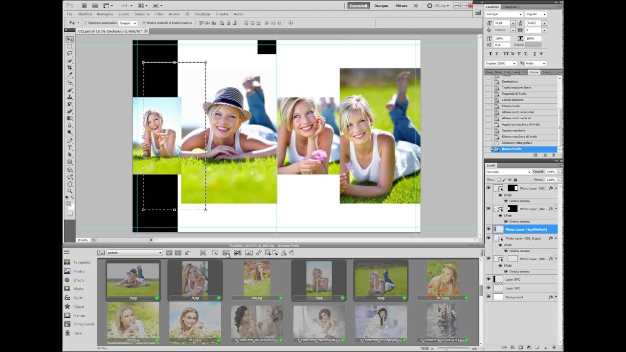 Smart Template Album Design 7 Advanced - YouTube