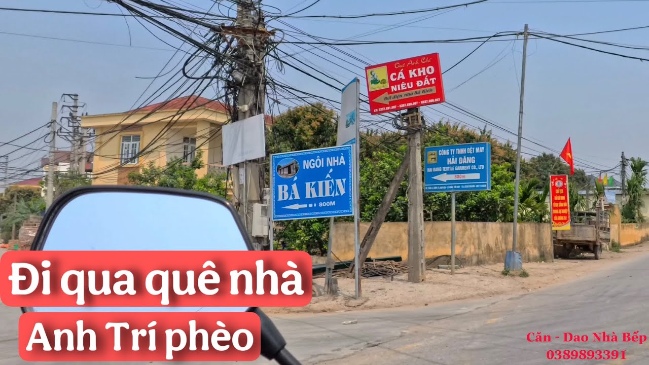 Hà Nam con đường đẹp đi qua quê hương anh Trí phèo - YouTube