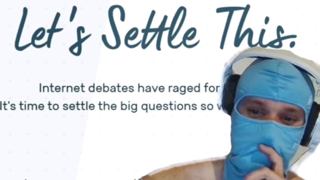 Lets settle this. - YouTube