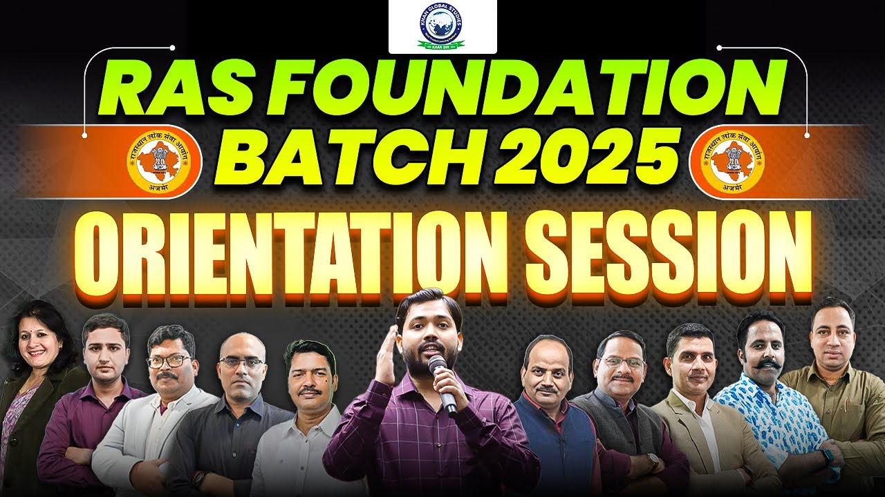 RAS Foundation Batch 2025 Orientation Session by Khan Sir & Team | Khan ...