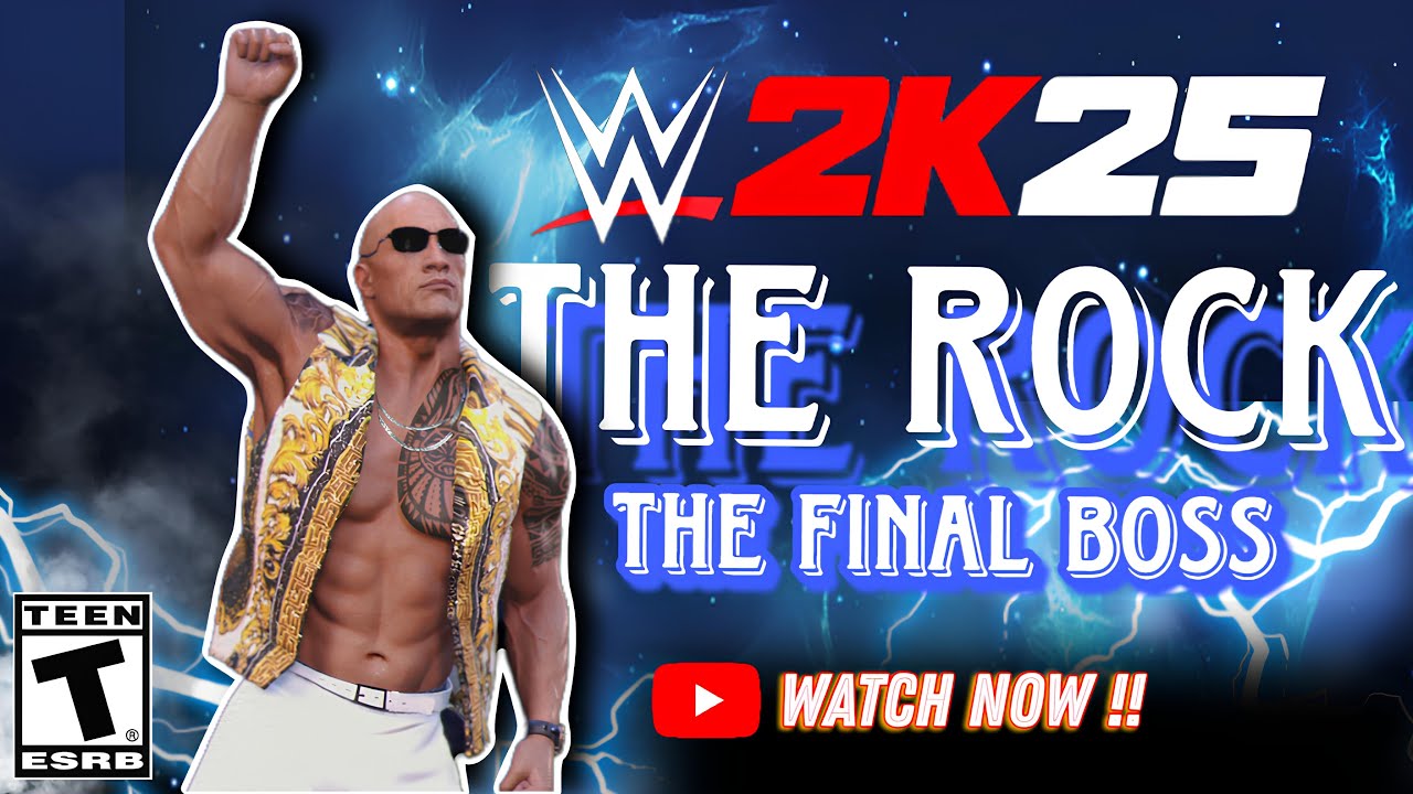 WWE 2K25: The Rock’s Epic Final Boss Entrance! - YouTube