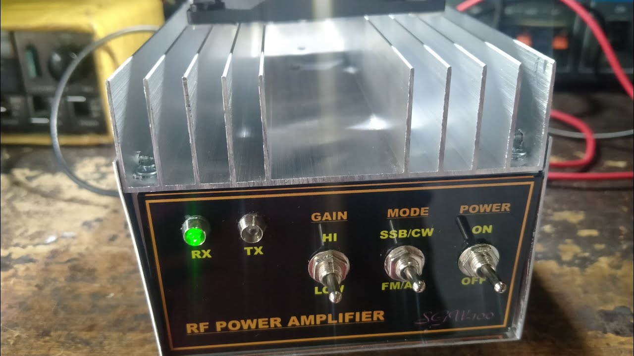 100 Watt Homemade CB Amplifier 27 Mhz. - YouTube