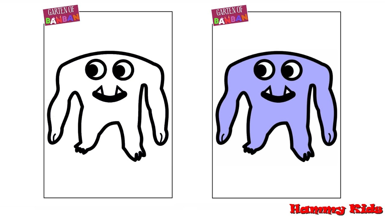 Captain Fiddles | How To Draw and Color Captain Fiddles | Garten of ...