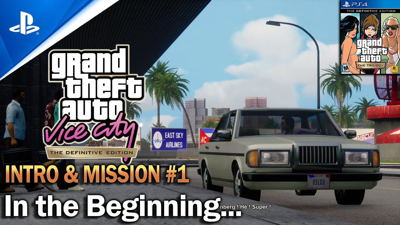 GTA Vice City - The Definitive Edition - Intro & Mission #1 - In the ...