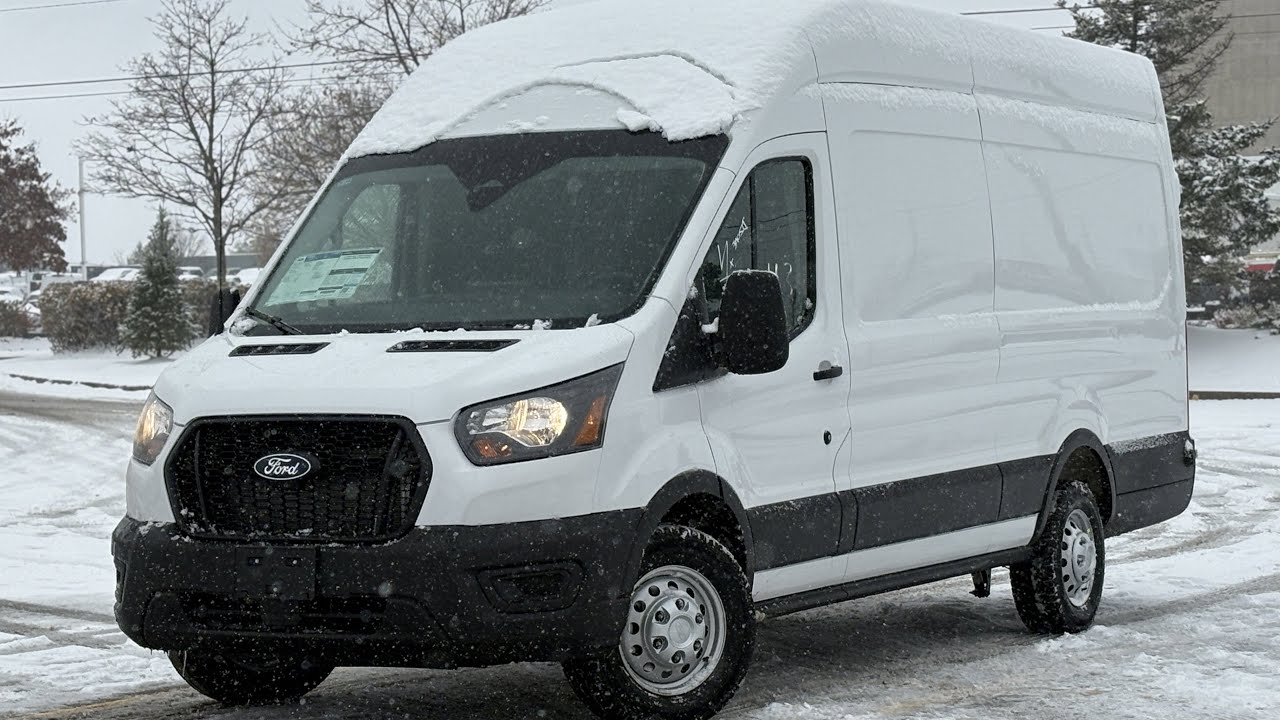 New 2026 Ford Transit Cargo Van High Roof AWD in Oxford White | Barrie ...