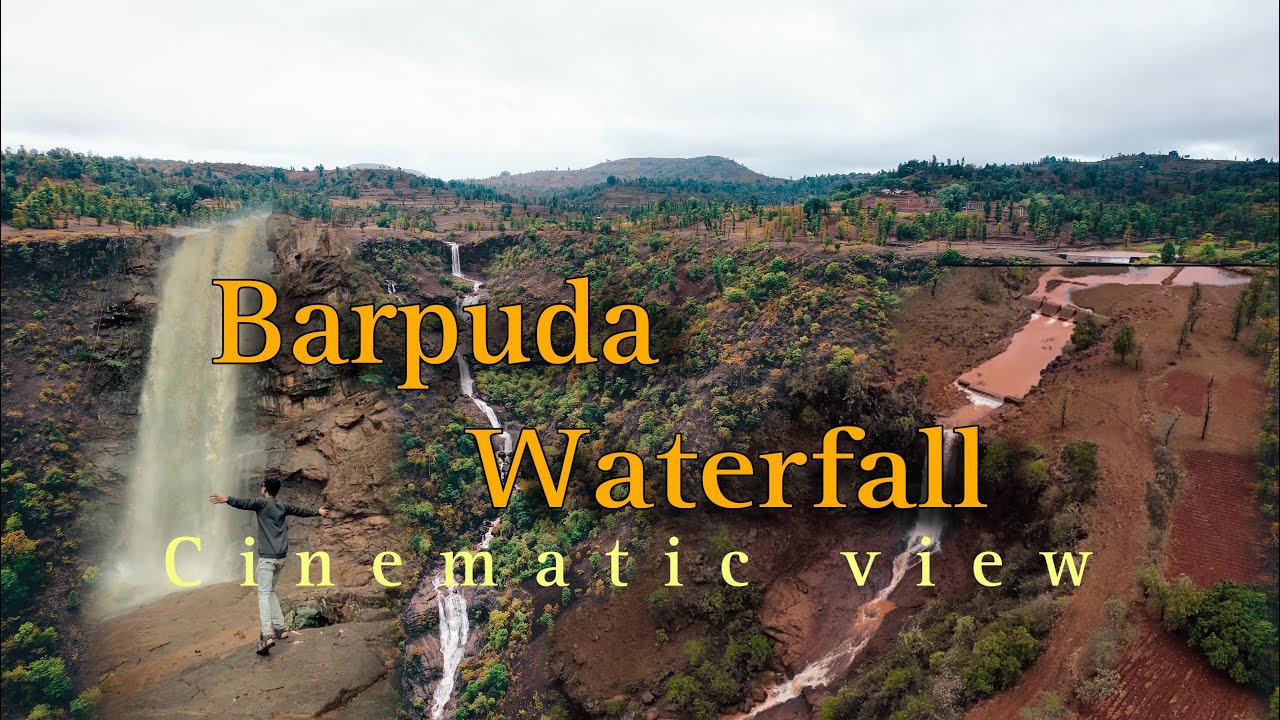 Barpuda waterfall || kaprada || drone view - YouTube