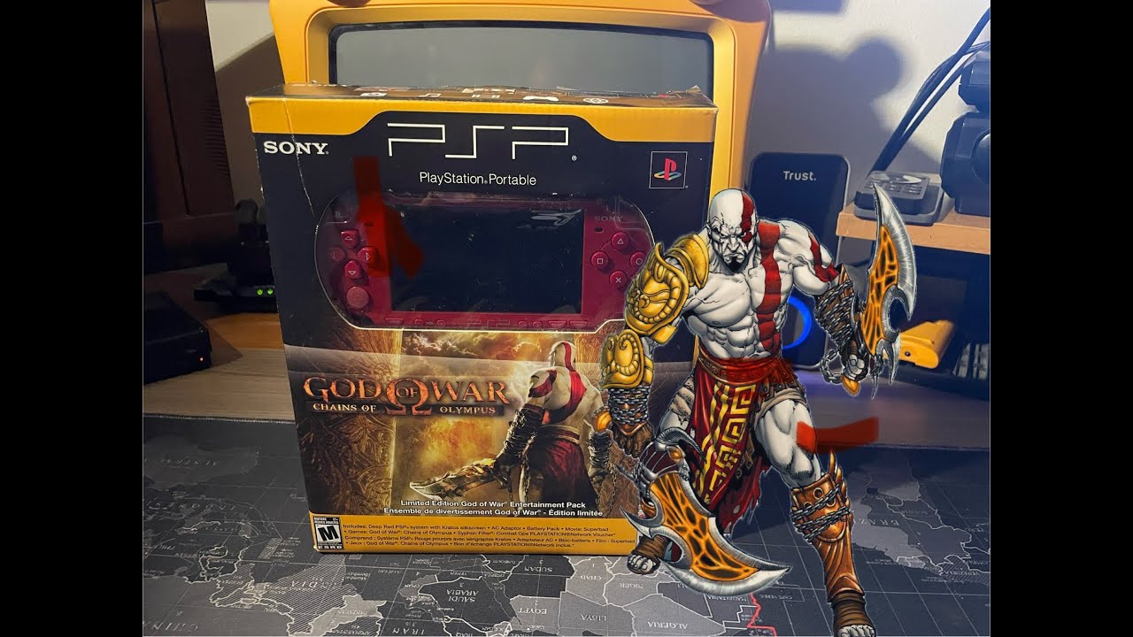 Unboxing Psp Limited Edition God Of War!!! - YouTube