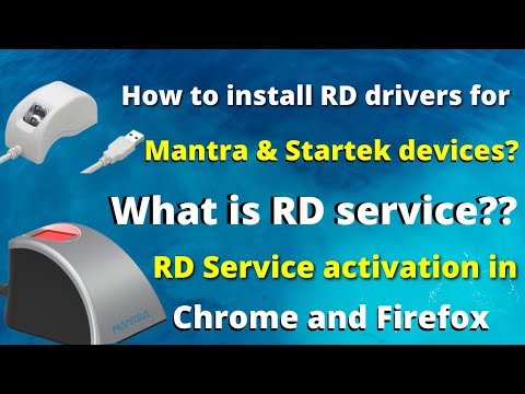 How to download mantra and startek RD service drivers?? MANA ...