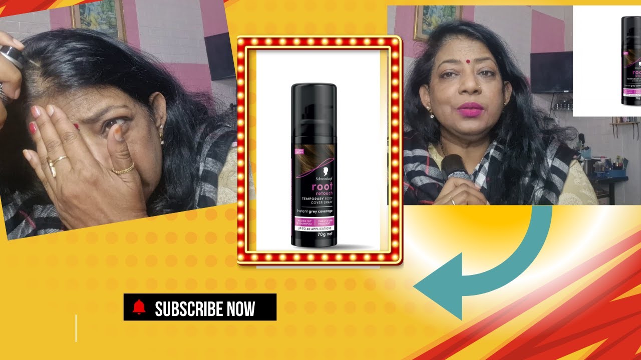 Quick Root Touch-Up for Grey Hair By Schwarzkopf I Aparna Rajan - YouTube