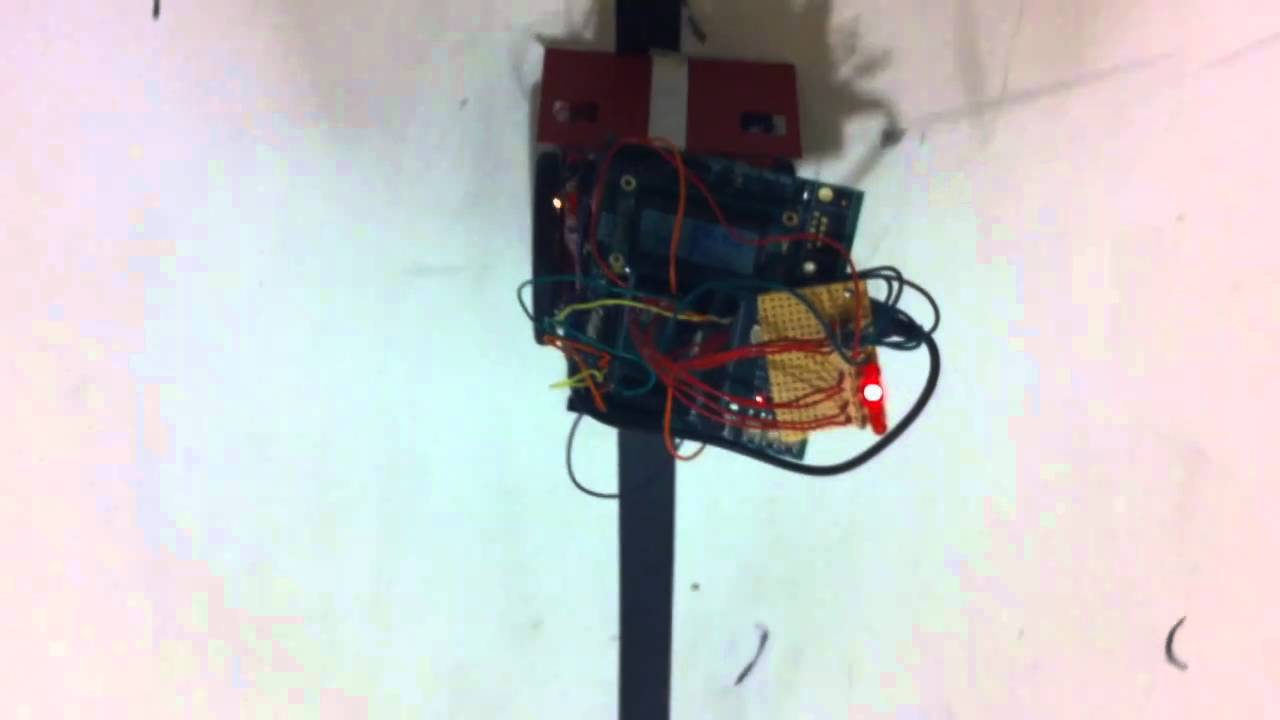 Sumo Line Following with distance display. - YouTube