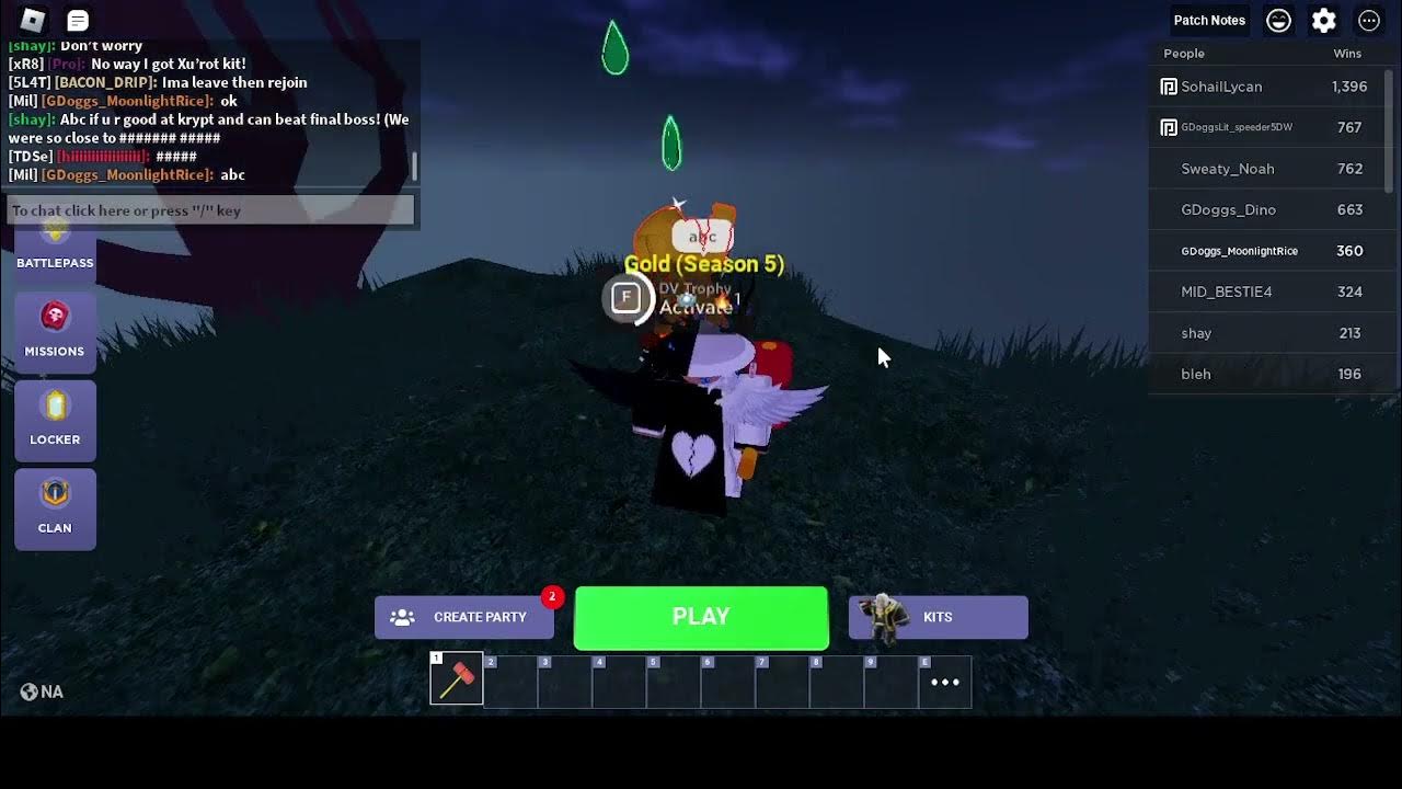 How To Get The New Free Dv 500k Emote In Bedwars Roblox Season 6