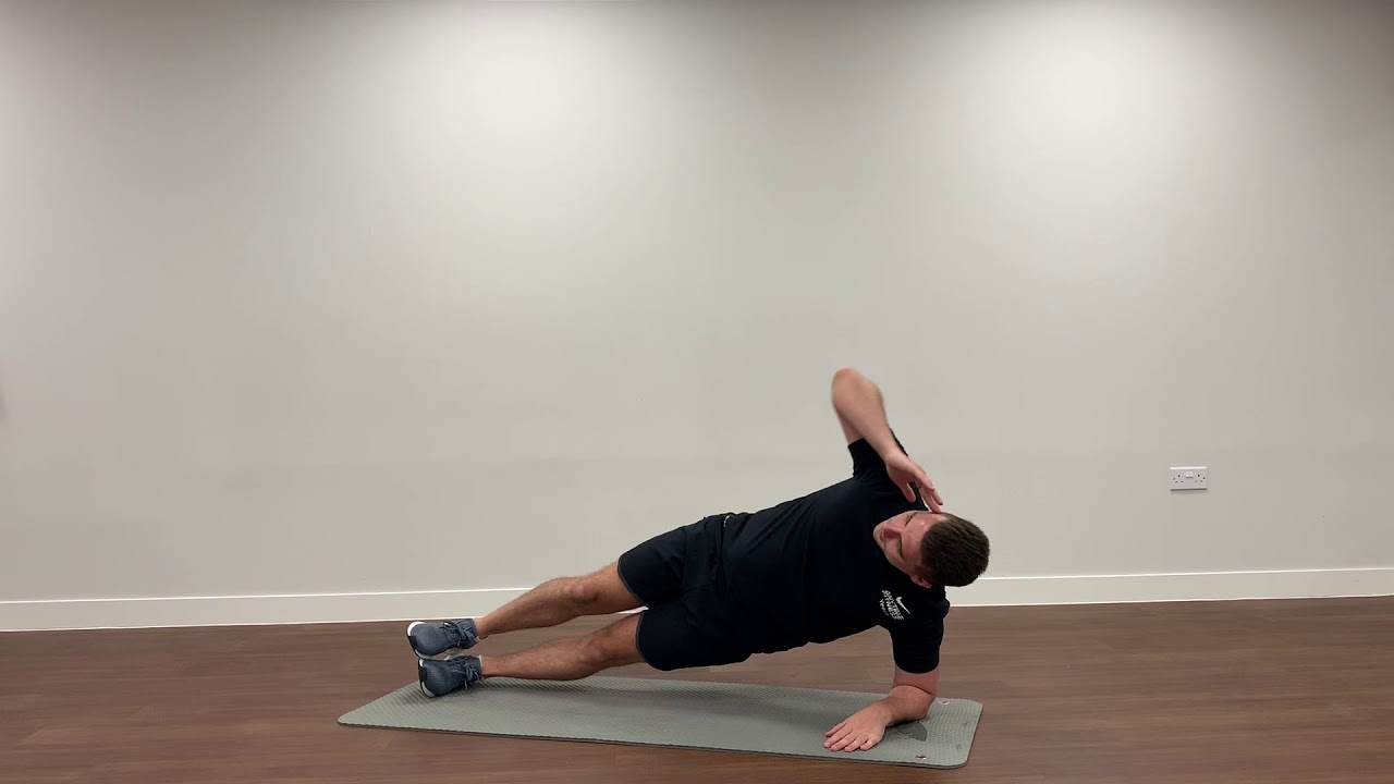 Side Plank Rotations - YouTube