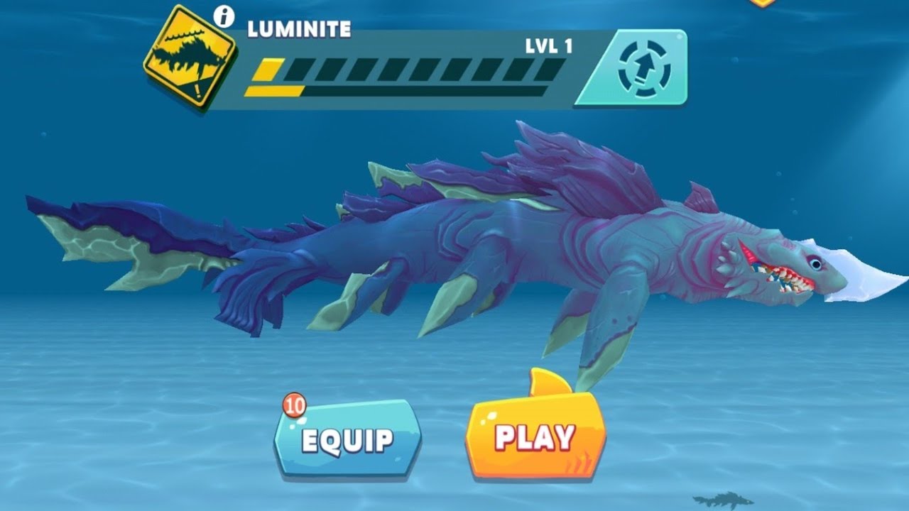 Luminate(Narraliclyus) new shark! Hungry Shark Evolution #7 - YouTube