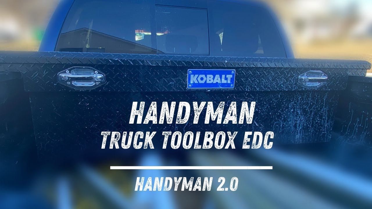 Handyman Truck Toolbox EDC | Handyman Business | Tool Organization ...