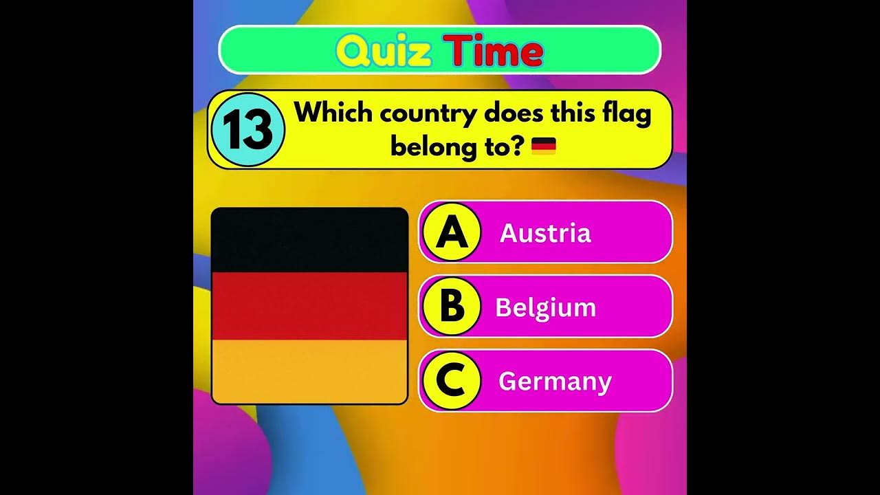 Flag Frenzy Can You Guess the Country - YouTube