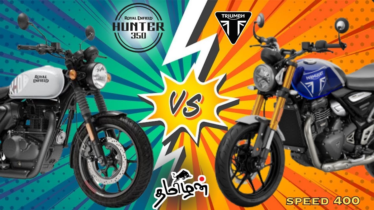 triumph speed 400 vs hunter 350 - YouTube