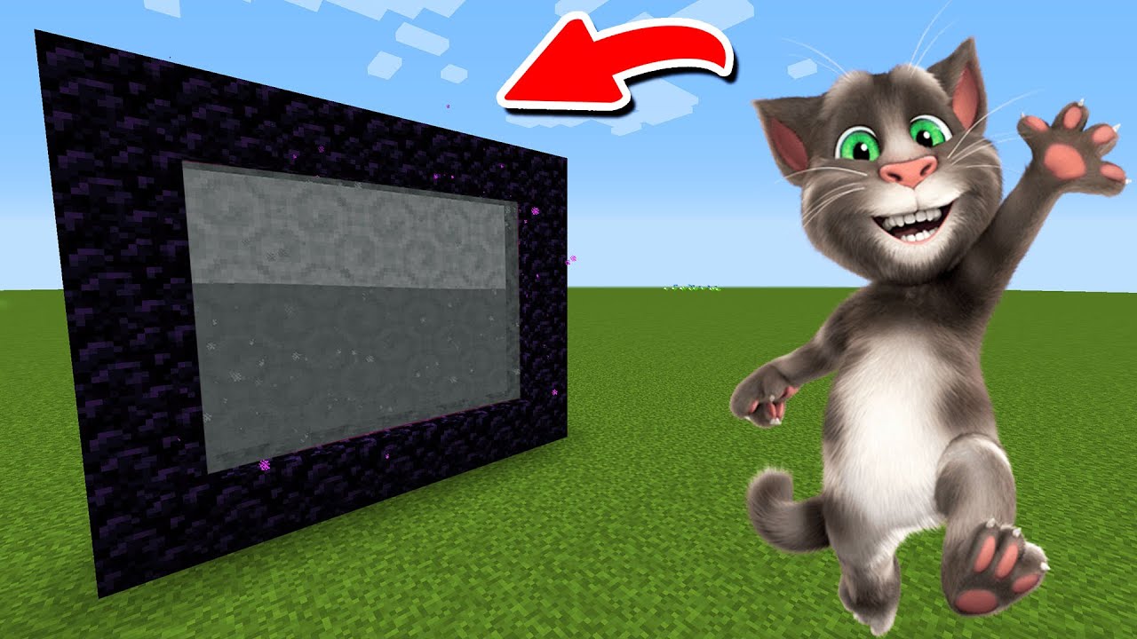 How To Make A Portal To The Talking Tom Dimension in Minecraft - YouTube