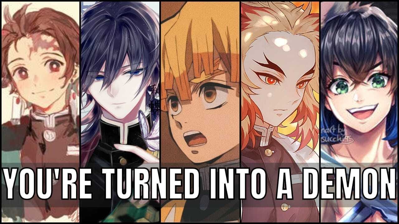 They react to you turning into a demon - Demon slayer x listener asmr ...